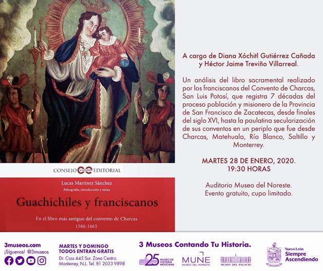Conferencia sobre el libro «Guachichiles y franciscanos» en el Museo ...